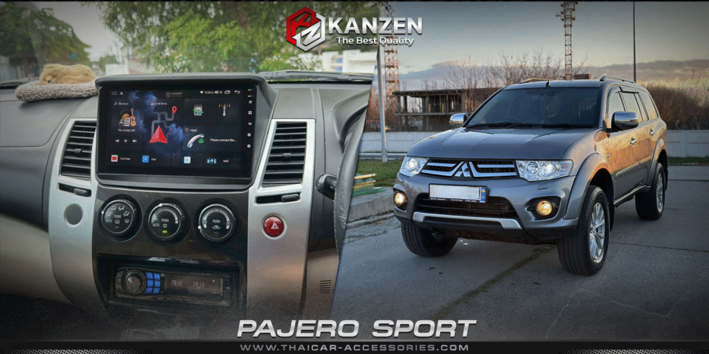 จอ Android MITSUBISHI PAJERO SPORT | ชิป 2CPU QLED คมชัด